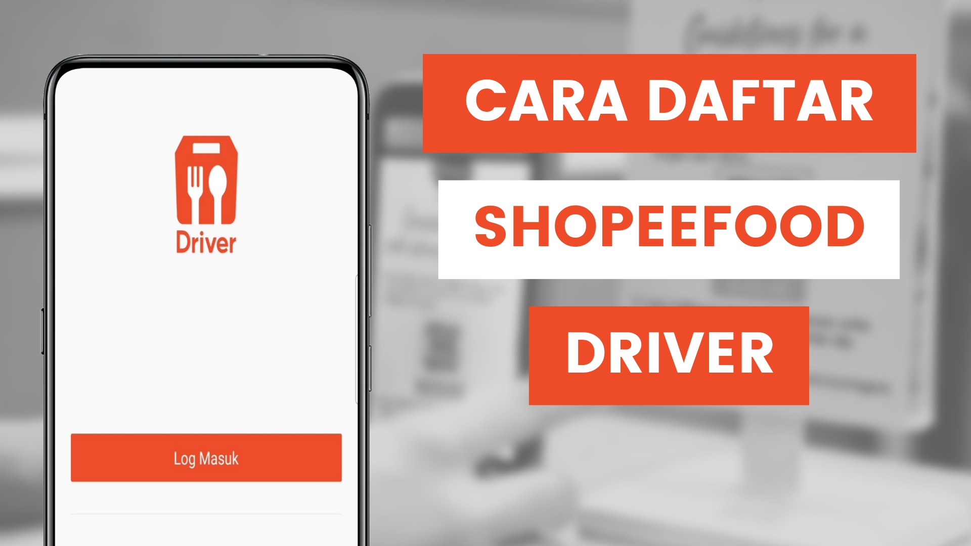 Cara Daftar Sebagai Penghantar Makanan Atau ShopeeFood Rider Melalui ...