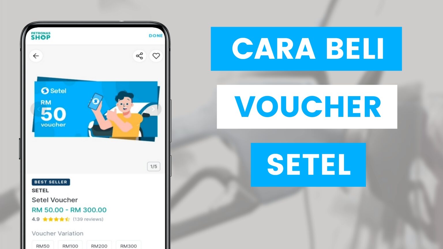 Cara Beli Baucar Setel Secara Online Atau Voucher Top Up Di Petronas ...