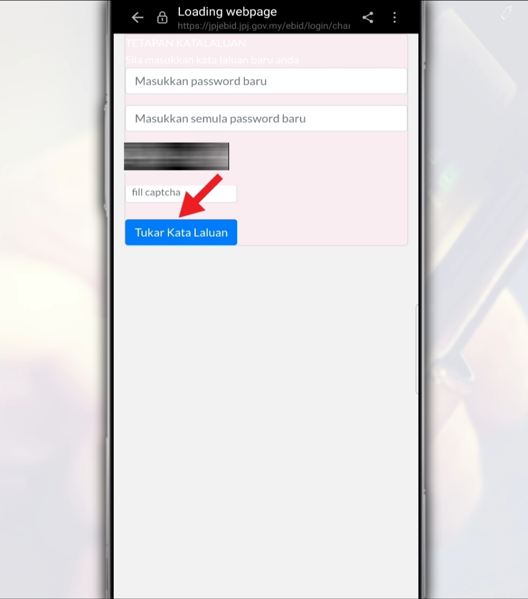 Cara Tukar Kata Laluan JPJeBid Atau Reset Password Bagi Yang Terlupa | ALI GAJET