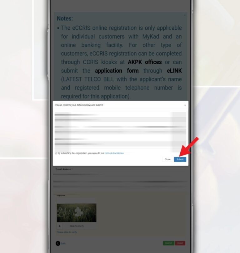 Cara Daftar eCCRIS Secara Online Untuk Dapatkan Laporan CCRIS Di eccris ...