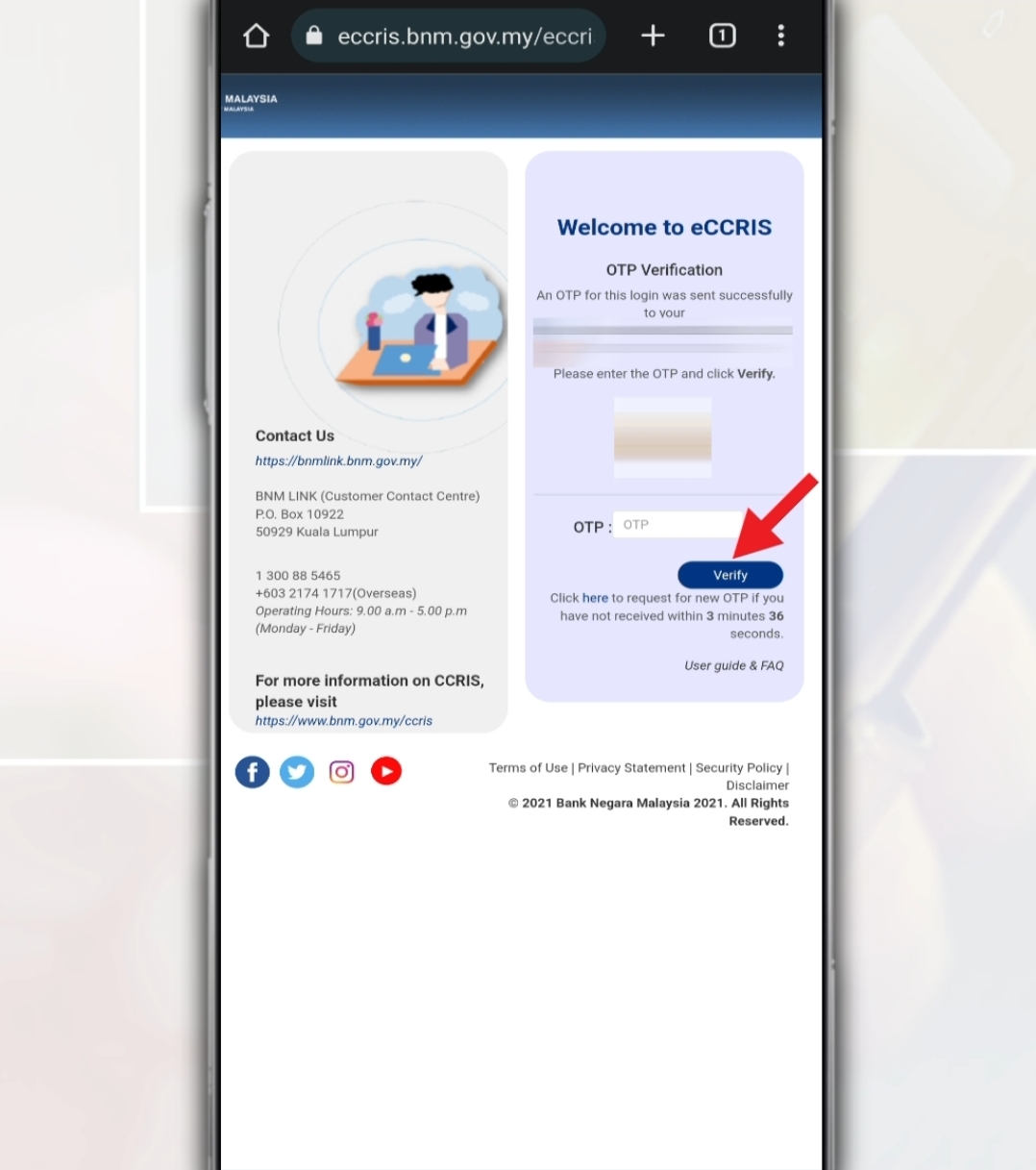 Cara Log Masuk Akaun eCCRIS Di eccris.bnm.gov.my Untuk Semak Laporan ...