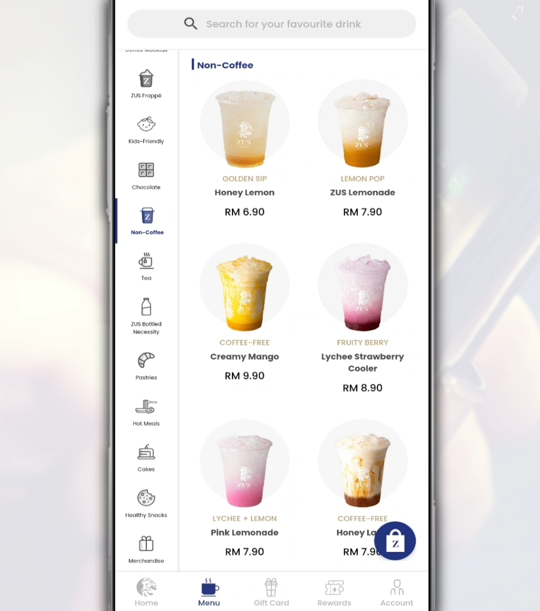 Cara Order Minuman ZUS Coffee Untuk Pickup Atau Delivery Melalui ...