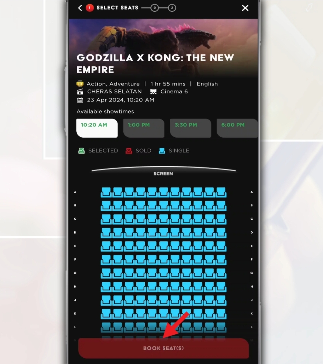 Cara Beli Tiket Wayang TGV Cinemas Secara Online Di TGV Mobile App ...